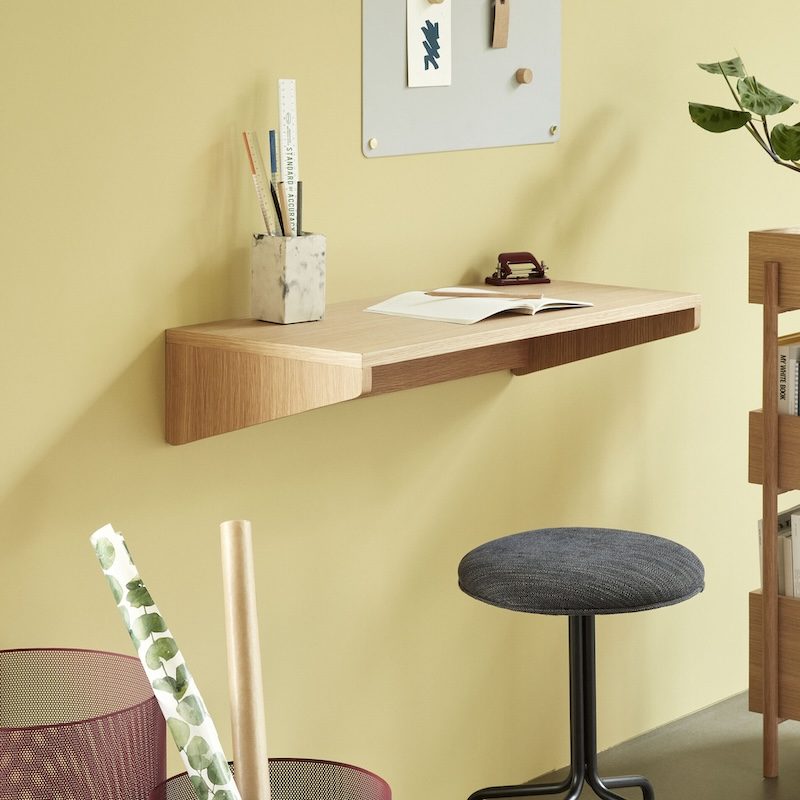 Væghængte skriveborde i træ | Køb smart skrivebord til væg – Wood To You