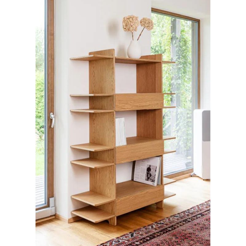 Radis PAGODA reol med 3 skuffer i træ | Køb her i dag – Wood To You